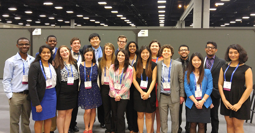 Eighteen Students Present Chemistry Research at National ACS Meeting ...