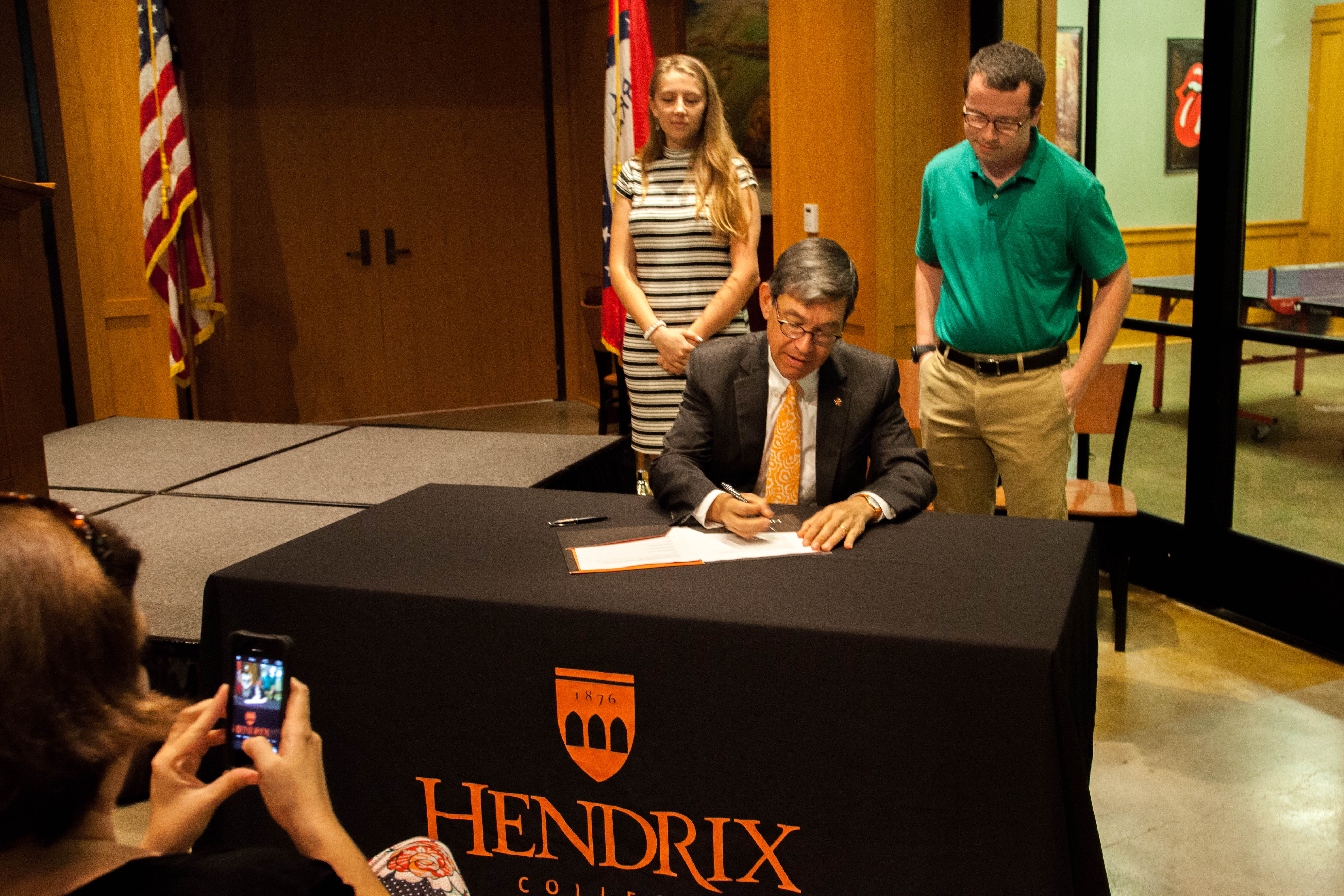 Hendrix College Signs Climate Commitment | Hendrix College