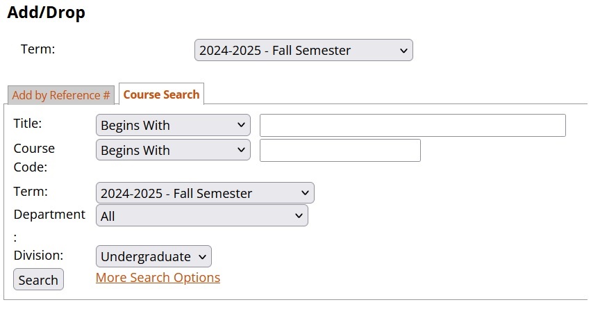 Hendrix College | Basic Schedule Building Information