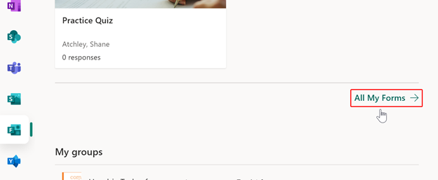 Move Your Form to a Group | Hendrix College