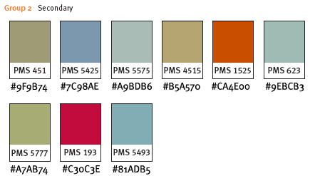 Web Color Palette | Hendrix College