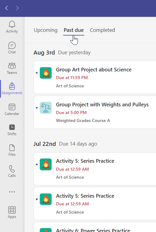 Assignments view all | Hendrix College