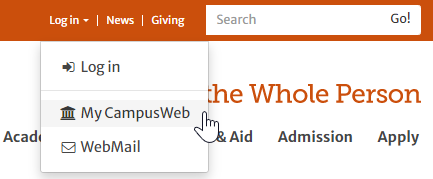 CampusWeb Login and Overview | Hendrix College