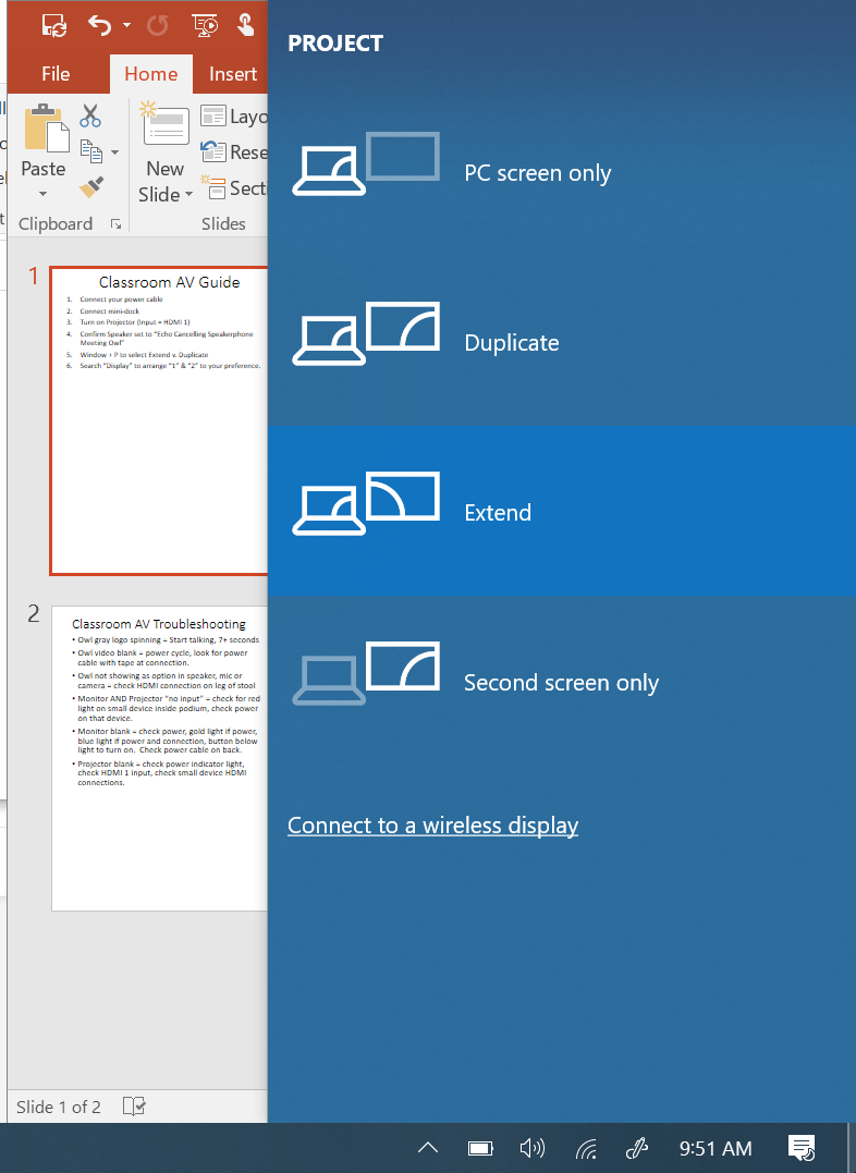 Classroom AV Guides | Hendrix College