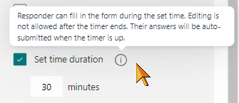 Timed Quiz in Forms | Hendrix College