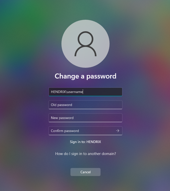 Password change options and tips | Hendrix College